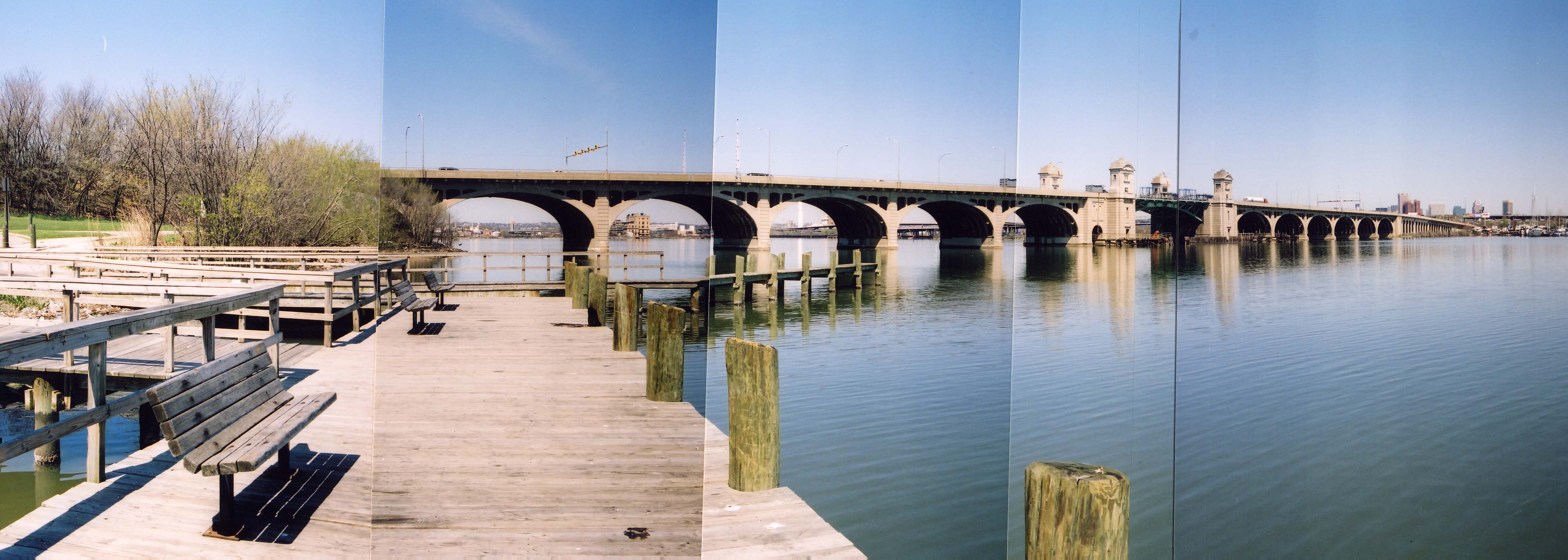 Locations Hub - Hanover Street Bridge, View from Harbor Hospital ...